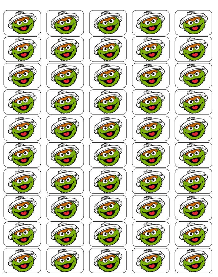 Oscar The Grouch Face Wallpaper