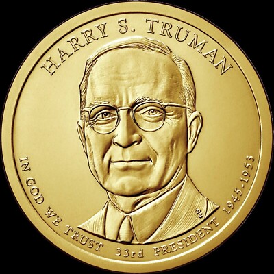 2015 P D S Harry S Truman Presidential Dollar Proof and P&D 3 Coin Set ...