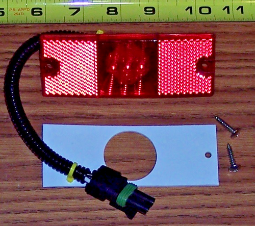 RED LED MARKER LIGHT~ REPLACES DIALIGHT 45 SERIES ~ RV GILLIG COACH 51 ...