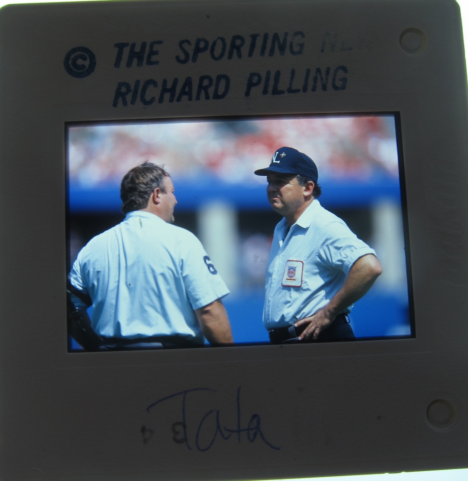 TERRY TATA NATIONAL LEAGUE UMPIRE 1973-1989 ORIGINAL SLIDE 4 | eBay