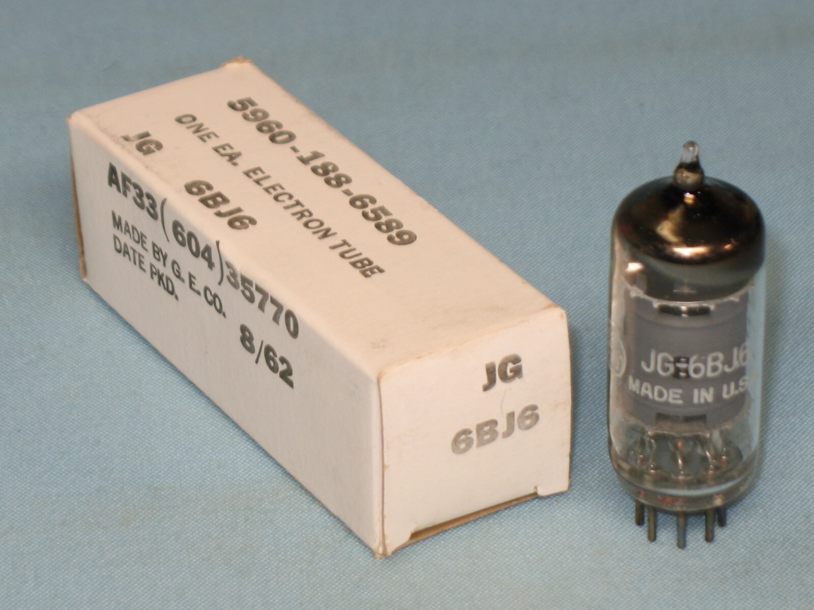 GE 6BJ6 6662 Vacuum Tube NOS for sale online | eBay