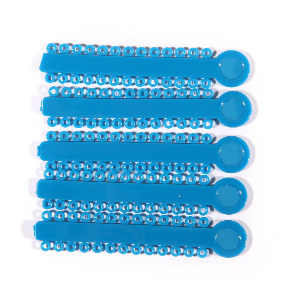 1 Bag Dental Orthodontic Ligature Ties Elastic Rubber Bands 47 Colors ...