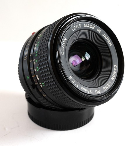 Canon New FD 28mm F2.8 Wide Angle Lens FD Mount - Great Condition! | eBay