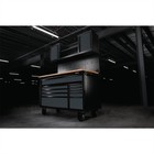 Draper BUNKER Roller Workstation with Workbench, 10 Drawer, 56", Grey ...