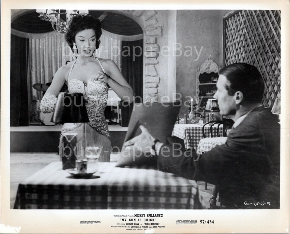 1957 My Gun Is Quick Robert Bray Whitney Blake Patricia Donahue Press Photo #9 | eBay