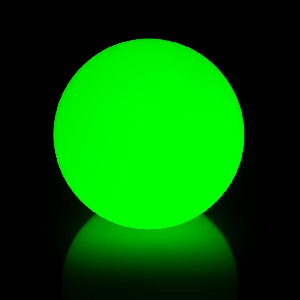 Glow in The Dark LED Day Night Lighted Bocce Ball Set Choose 107mm or ...