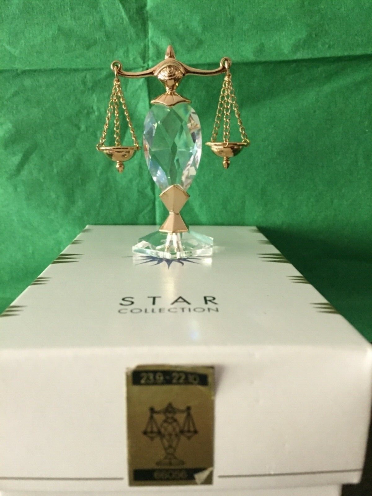 Libra birthday Zodiac with ®️Swarovski Crystal, vintage, Sept. 23-Oct ...