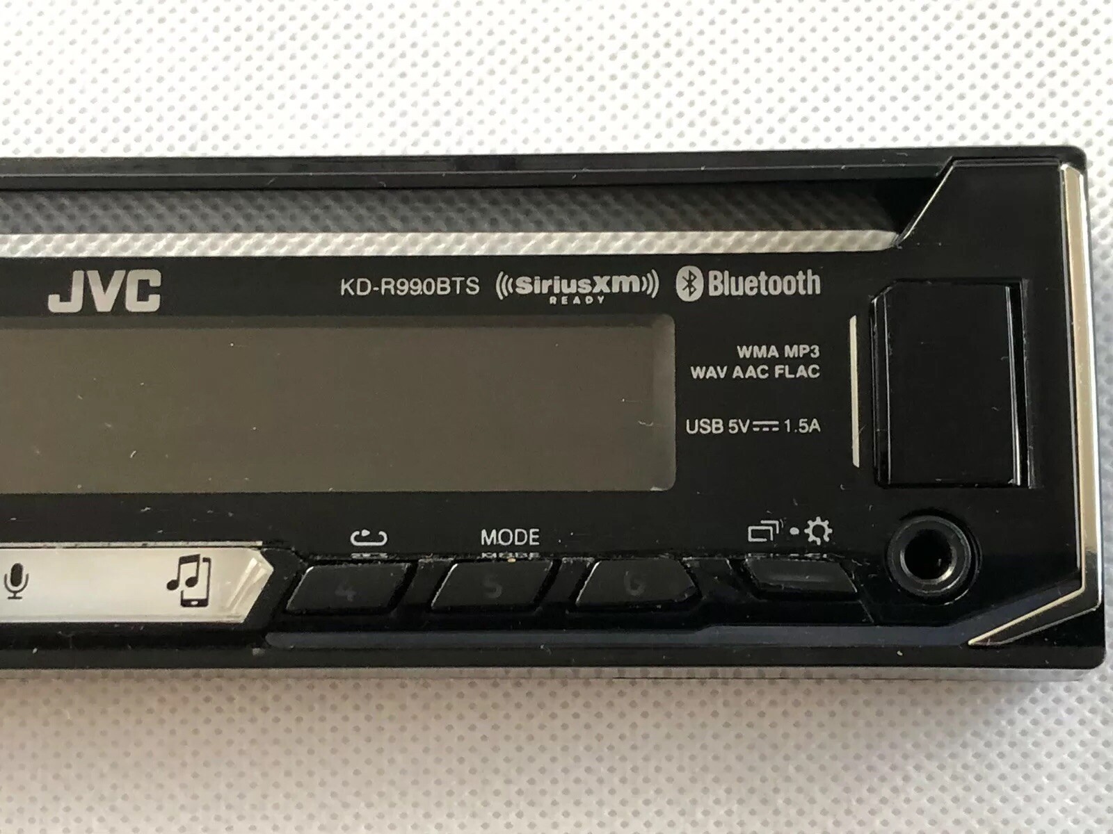 JVC KD-R990BTS CAR STEREO FACEPLATE ONLY JVC KD-R990BTS FACEPLATE ONLY ...