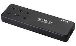 LS 120W 6 Port USB PD3.0 GaN ESD & Short Circuit Protect Charging ...