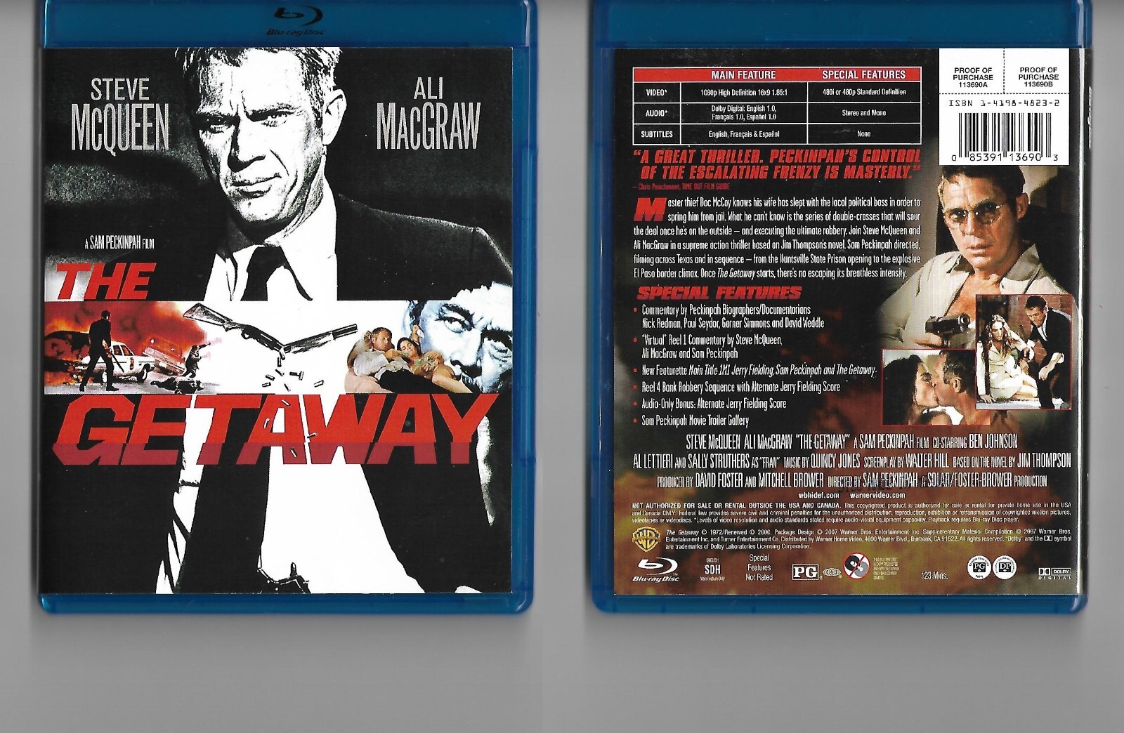Getaway Movie Bluray