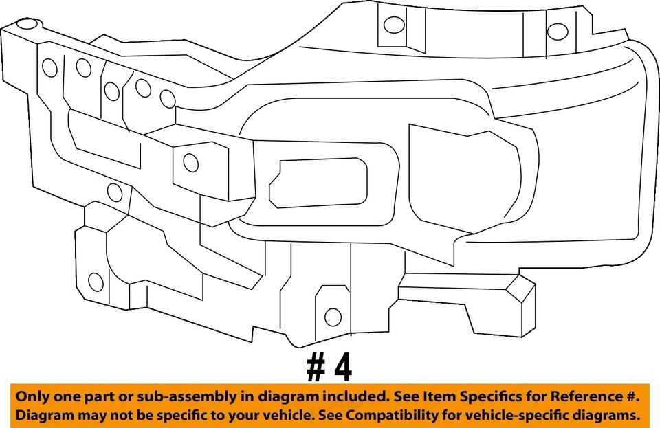 GM OEM 15-19 Sierra 2500 HD Bumper Components-Outer Bracket 23178909 | eBay