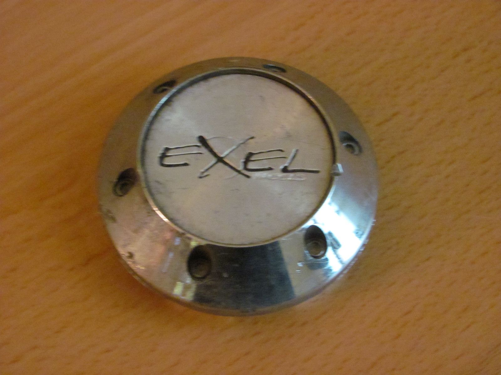 Exel center cap, part # MK009, (P9760) DING ON FACE | eBay