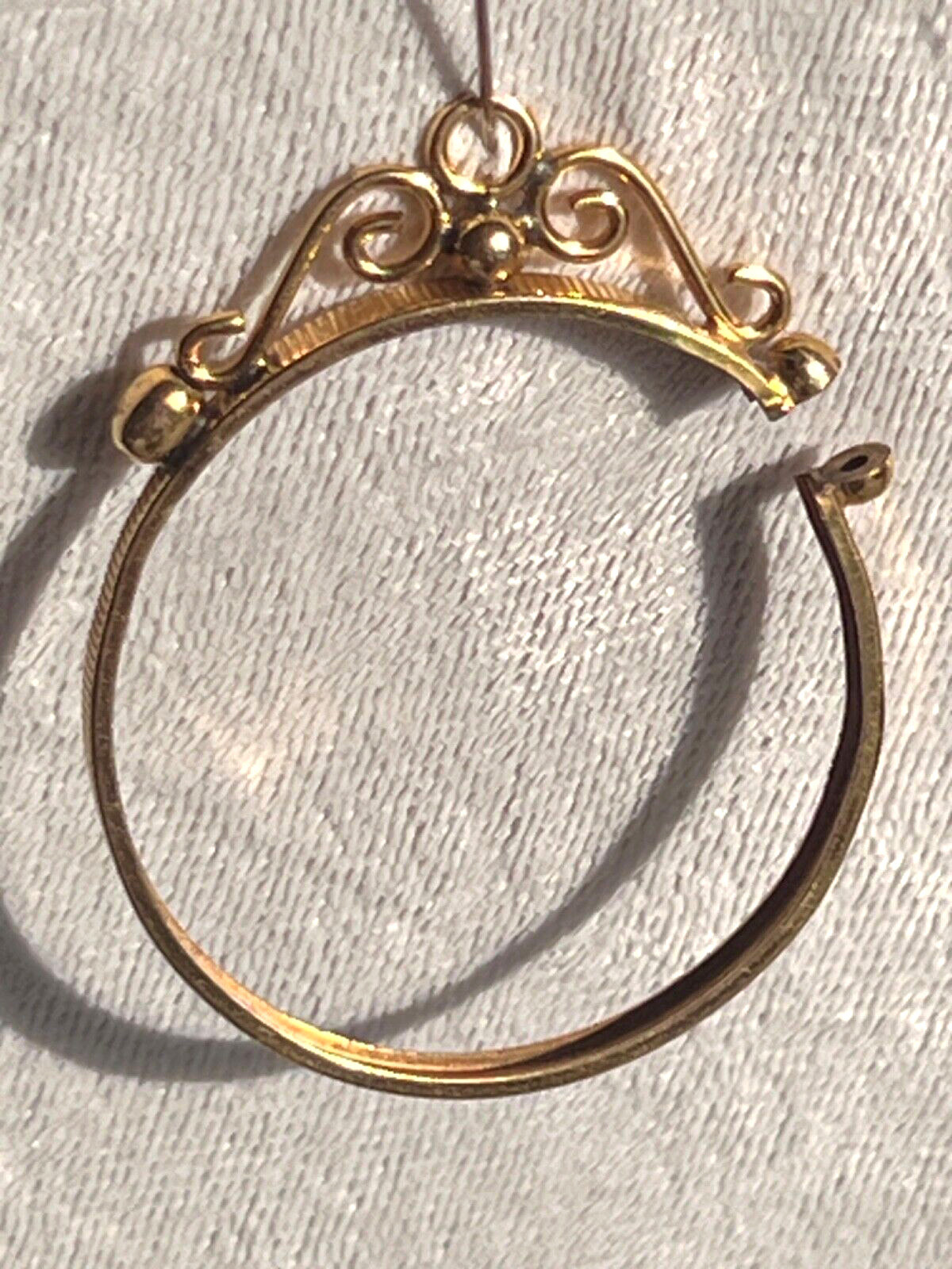 Antique Gold Tone Victorian Watch Frame Bezel Chatela… - Gem