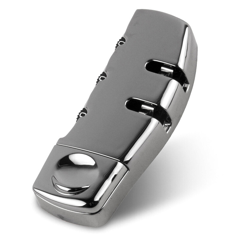 Simple Back 3 Digit Combination Suitcase Padlock Reset Luggage Lock ...