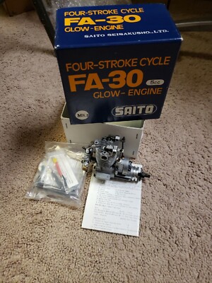 Saito Engine - Saito FA-30 - FA 30 open rocker - NIB | eBay