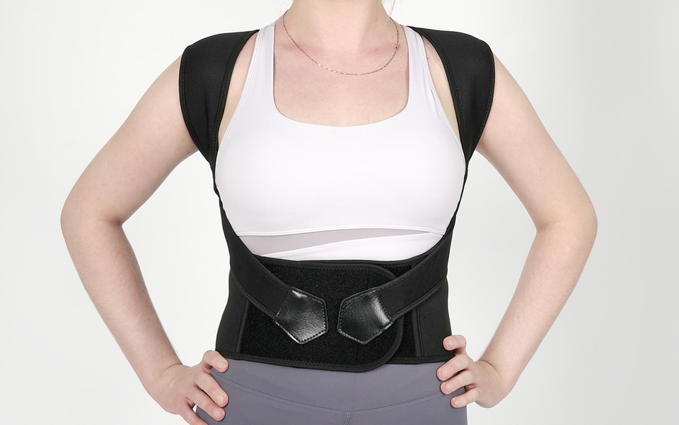 Adjustable Back Posture Corrector Brace for Spine Support, Shoulder ...