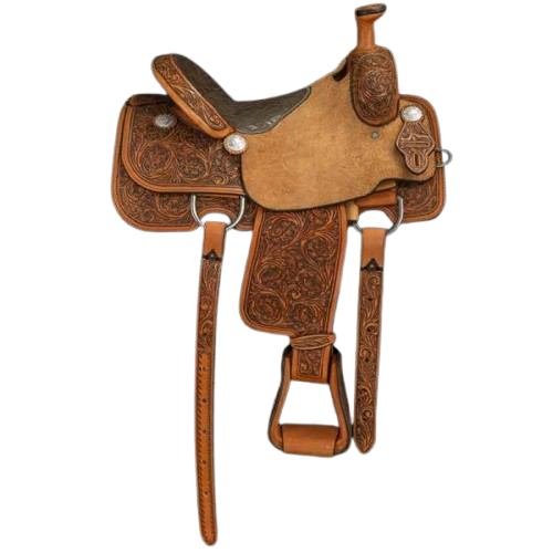 Horse Saddle Wade Tree A Fork Work Ranch Roping Roper Leather Western ...