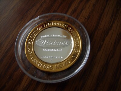 Binion's .999 Fine Silver LTD EDITION $10 Gaming Token 30 year old ...