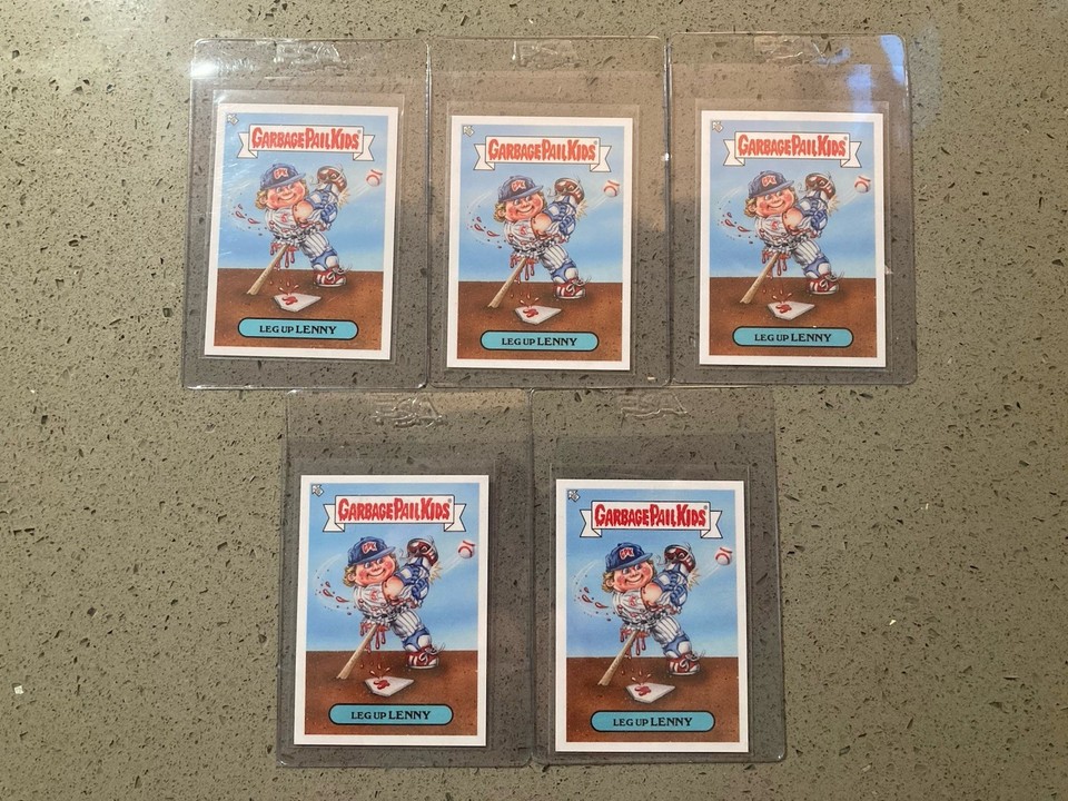 GPK 2025 40th Anniversary PSA Magazine Exclusive Leg Up Lenny Lot of 5 ...