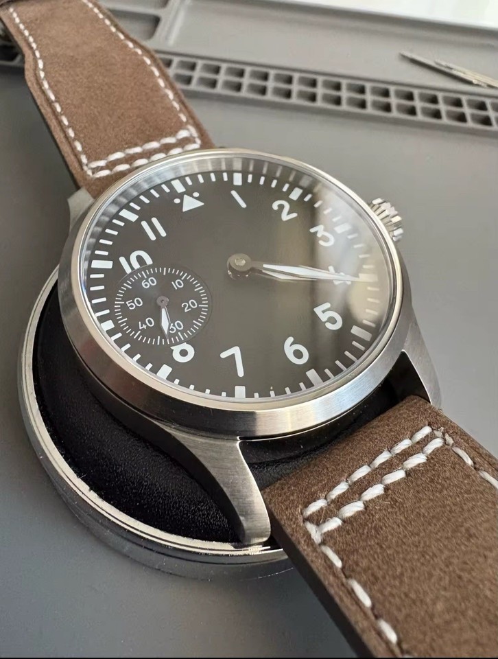 Gorgeous Hand-Wound movement vintage pilot watch special adventurer ...