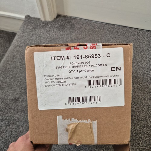 Pokemon TCG: S&V- Surging Sparks Pokemon Center Elite Trainer Box Case ...