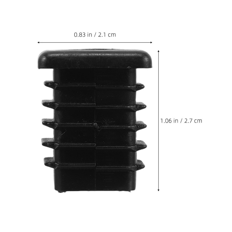 4 Pcs Plastic Threaded Tube Inserts Furniture Leg Plug Caps Plugs ...