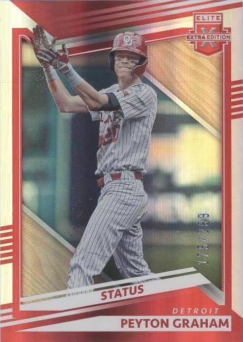 2022 Panini Elite Extra Edition - Peyton Graham #51 Red Status /299 (RC ...