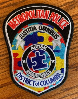2021 DC Police Autism Awareness Patch MPD Washington DC Limited Edition | eBay