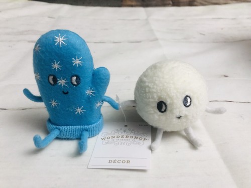 Target Felt Wondershop Holiday Duos 2024 Figurines MITTEN AND SNOWBALL ...
