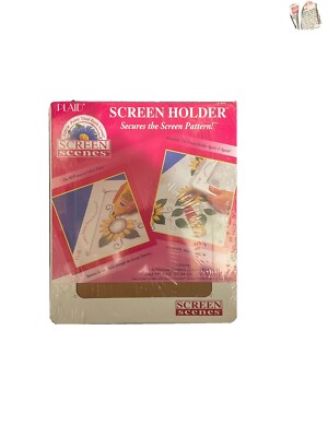 Vintage Plaid Screen Scenes Screen Holder Secures Pattern 11 x 13 | eBay