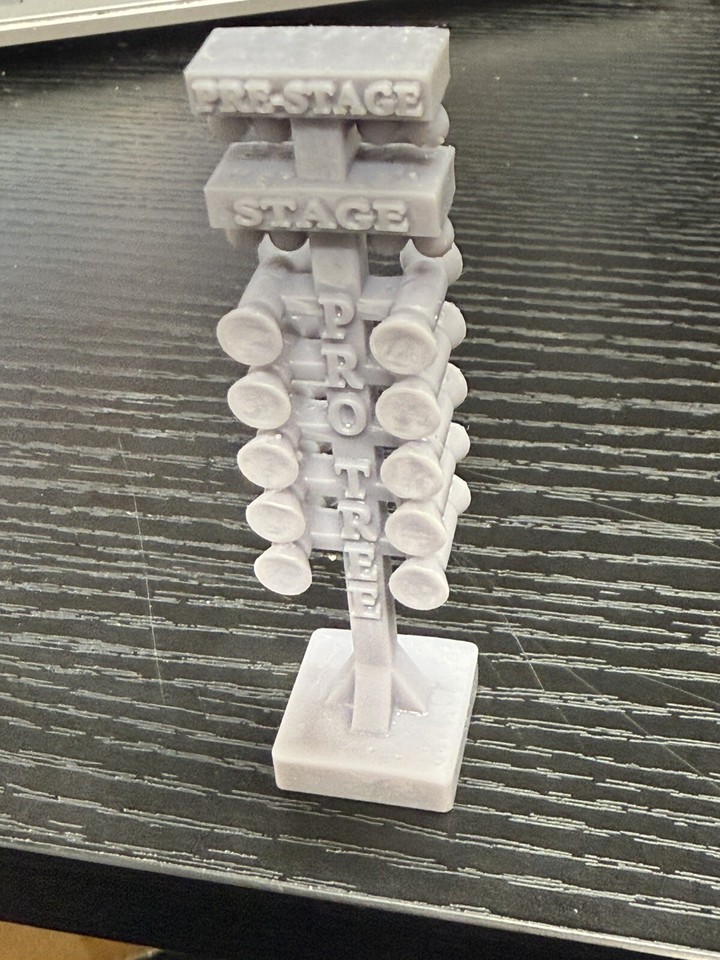 2 Drag Racing Staging Trees 3D 12k printed 1/25 | eBay