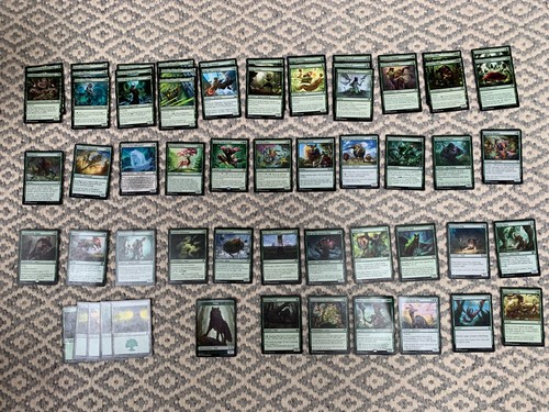 Magic the Gathering 60-card green deck MTG Excellent condition | eBay