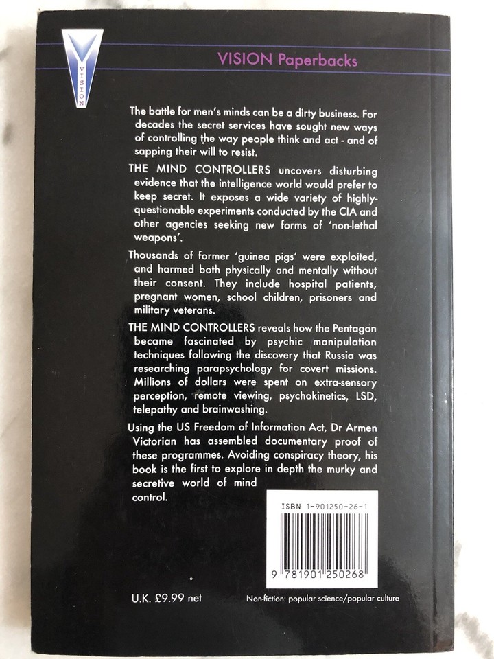 Mind Controllers by Dr Armen Victorian - Vision Paperbacks - Used - VGC ...