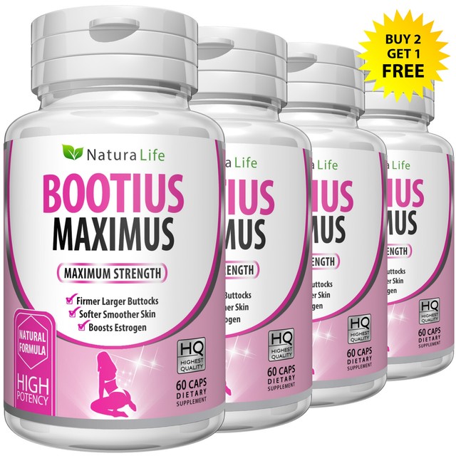 180 Bootius Maximus Natural Enlargement Pills Butt Enhancer Firmer ...