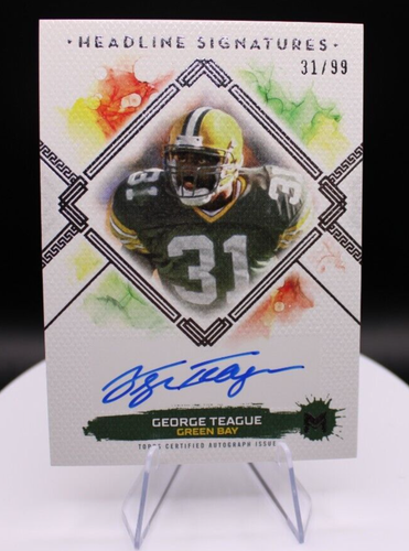 GEORGE TEAGUE 2023 TOPPS MOTIF HEADLINE SIGNATURES AUTO 31/99 HS-GT | eBay