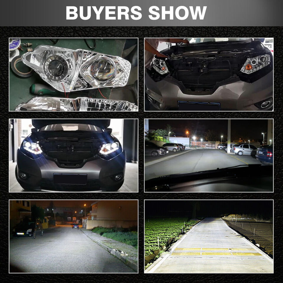 Bi-led Projector 2.5'' Lenses For Headlights H7 H4 9005 9006 H11 H13 ...