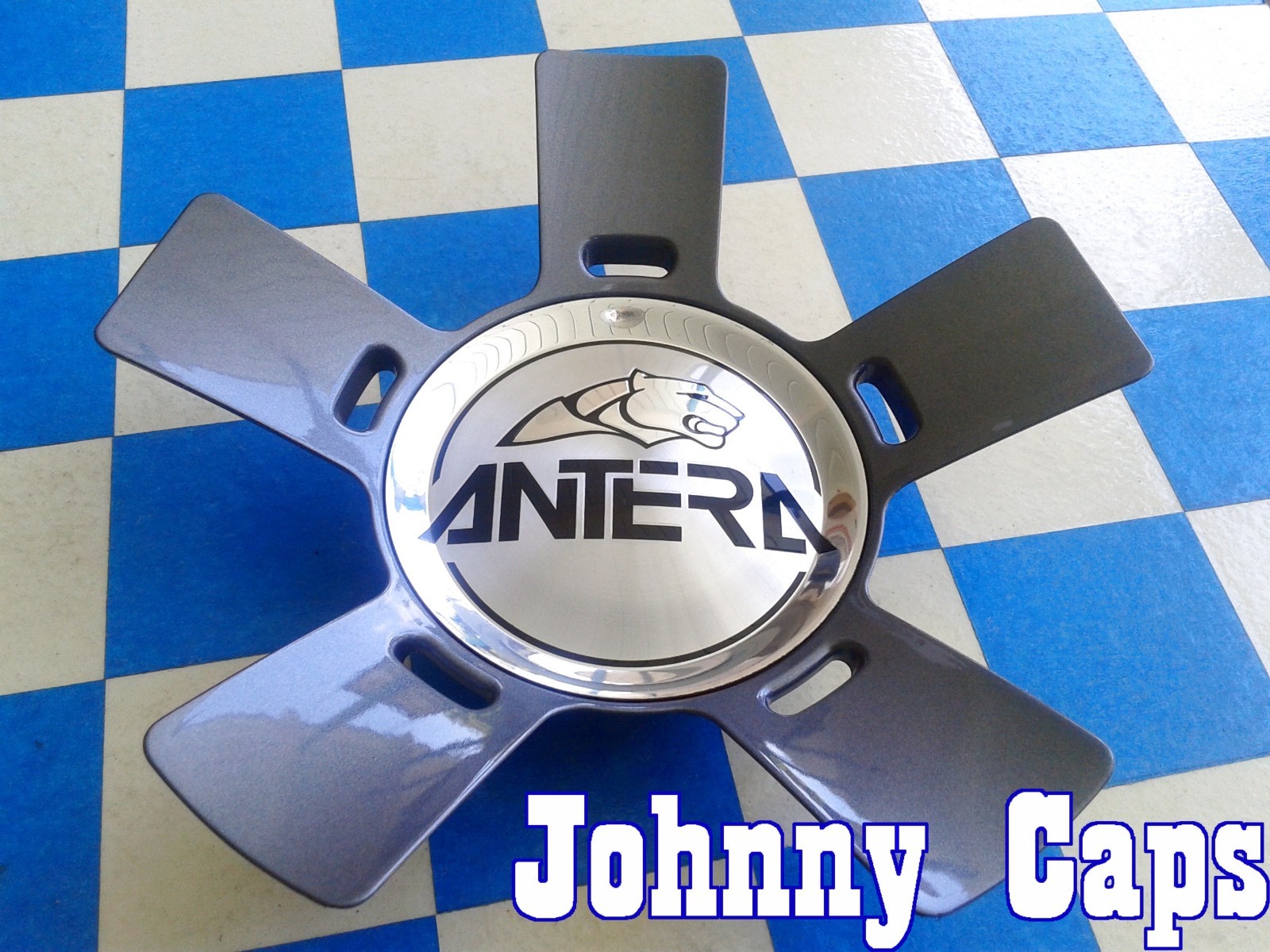 ANTERA Wheels [28] GRAY Center Caps # 191 369 D01 Custom Wheel Center ...