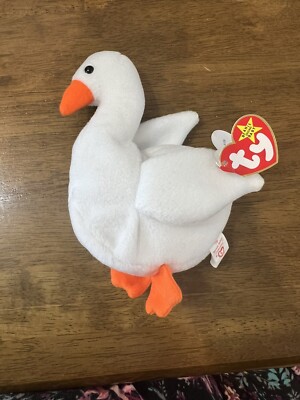 NM Vintage TY The Original Beanie Baby, Gracie, Swan Stuffed Animal | eBay