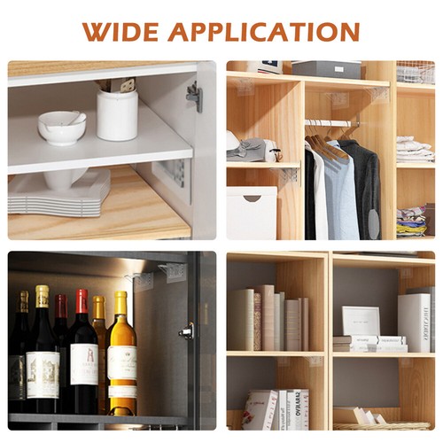 21pcs Plastic L Shaped Shelf Support Peg SelfFurniture Multifunctional ...