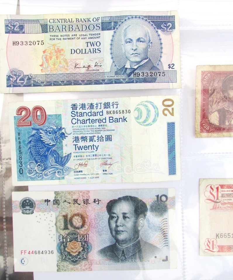 World Banknotes Paper Money Foreign includes some rare examples. | eBay UK