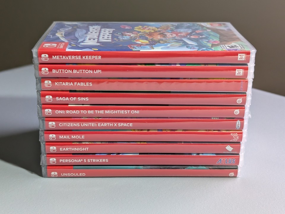 Nintendo Switch Lot/Bundle Of 10 Games Persona 5 Strikers, Earth Night ...