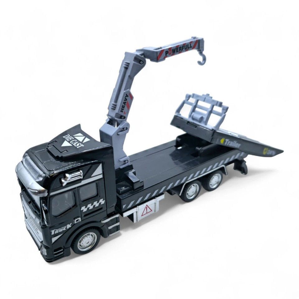 Die-Cast Recovery Truck Vehicle Toy Model - Working Hiab and Tilt and ...