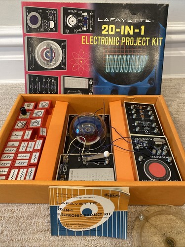 Vintage 1970s Lafayette Electronic Project Kit 20-in-1 - Missing Pieces ...