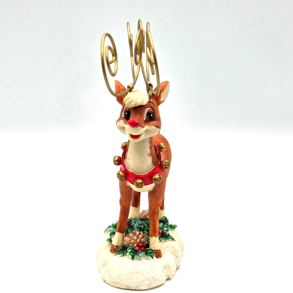 The Rudolph Company - Rudolph The Red Nosed Reindeer Resin Card Photo ...