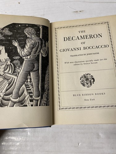 Decameron by Boccaccio 1931 Illustrated First Edition + Dust Jacket-RARE!! | eBay