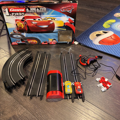 Carrera First Disney/Pixar Cars 3 Slot Race Track Lightning McQueen ...