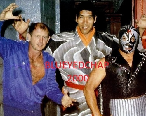 DORY FUNK JR-BABA THE GIANT & MIL MASCARAS WRESTLER 8 X 10 WRESTLING ...