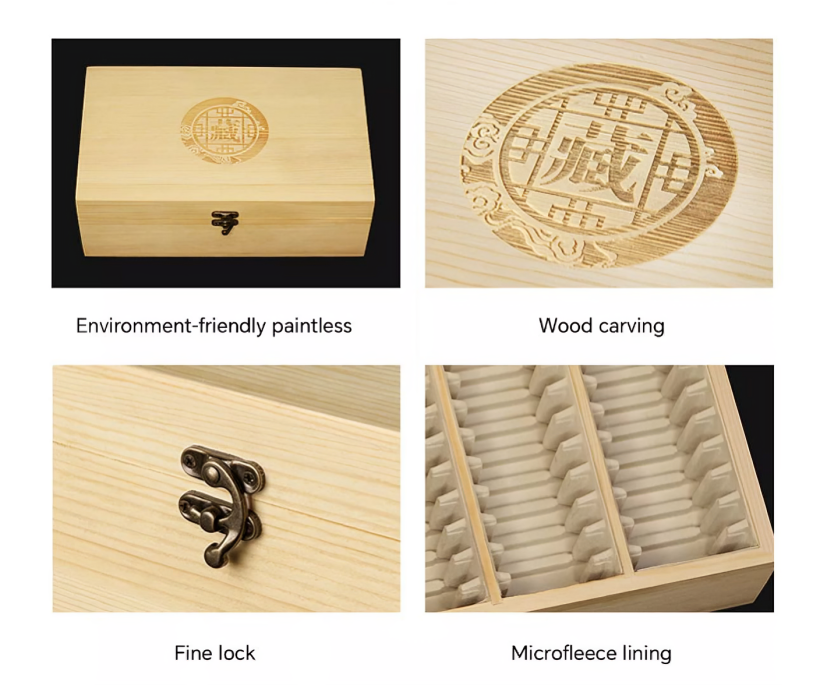 1 PC Wooden Storage Box Case for 40 Coin Slabs Holders - PCGS/NGC/ANACS ...