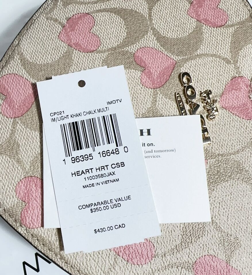 NWT Coach Heart Women's Crossbody Bag C6952/CE652/CP020/CP021 | eBay