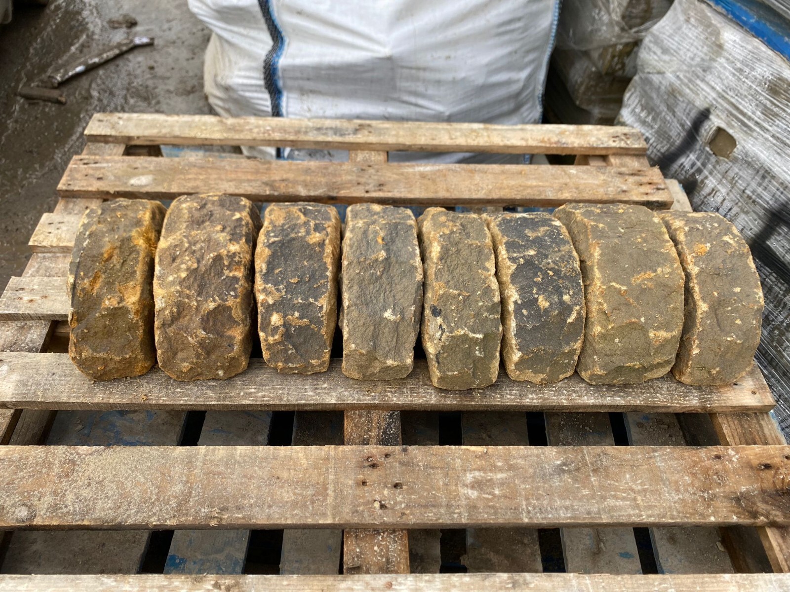 Yorkshire Stone Half round coping Stones / Wall Tops | eBay UK